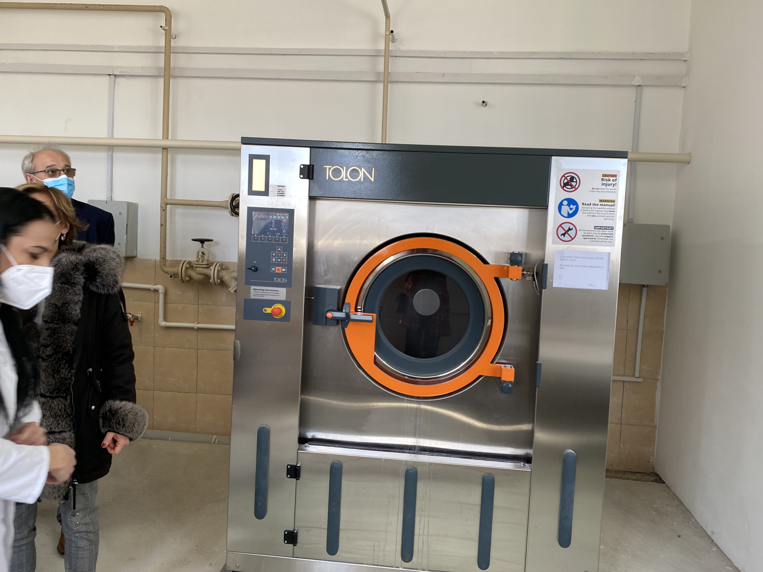Industrial washing machine for psychiatric hospital Kovin - Serbian ...